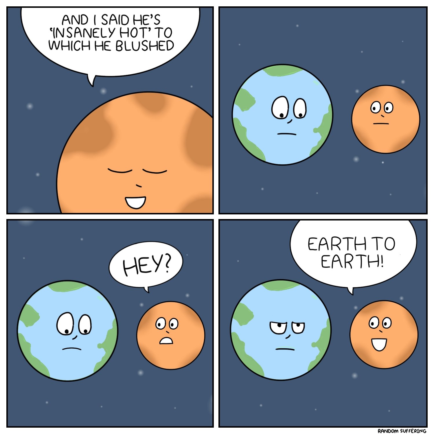 Solar System Comic Strips