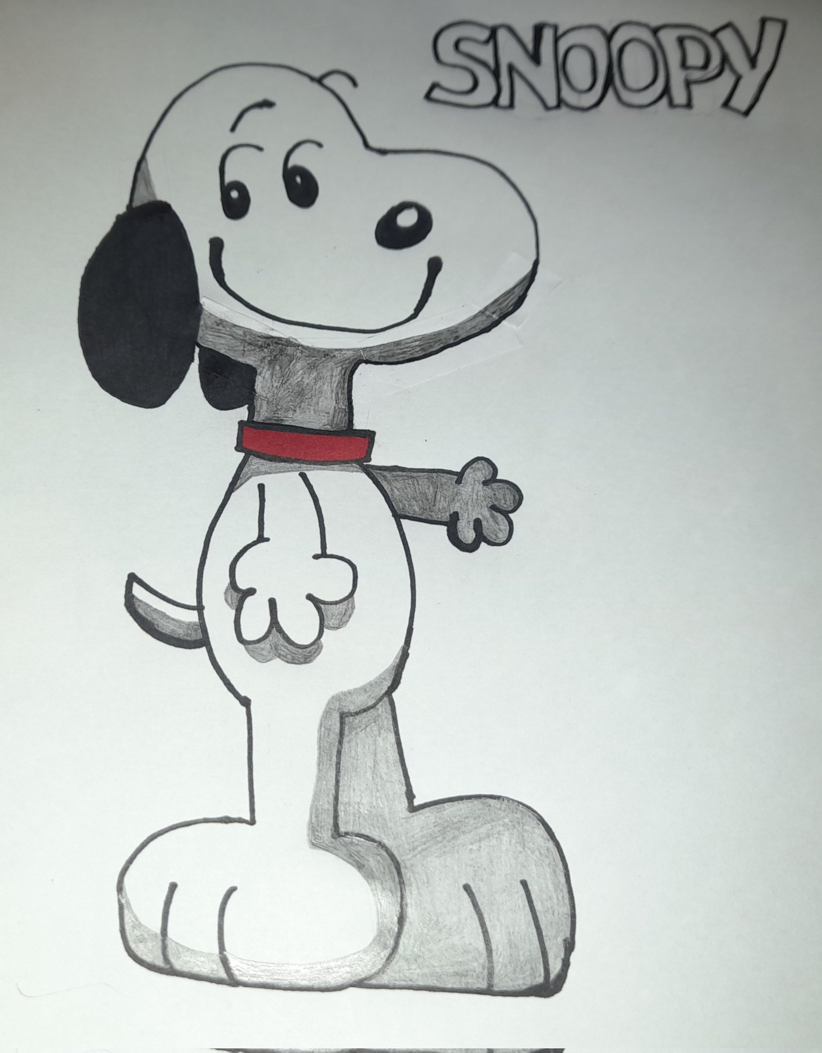 Pencil Drawings Of Snoopy