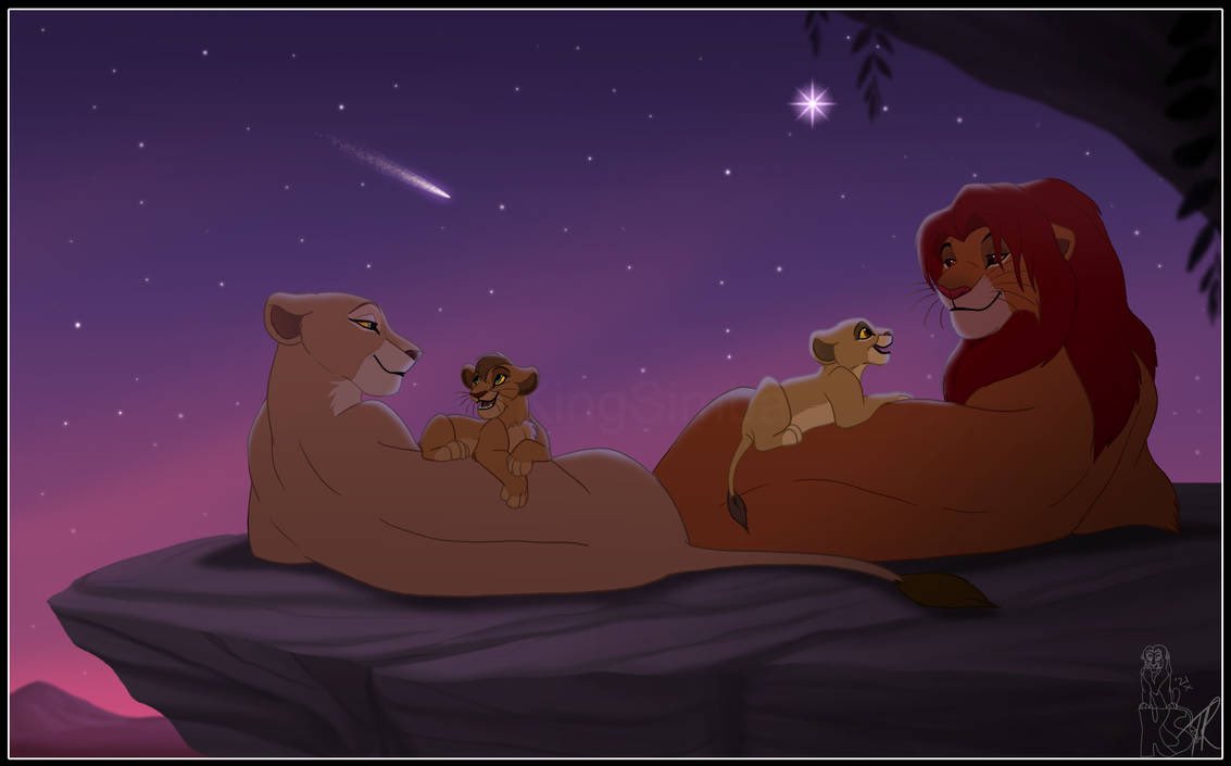 Simba And Nala And Kiara And Kopa