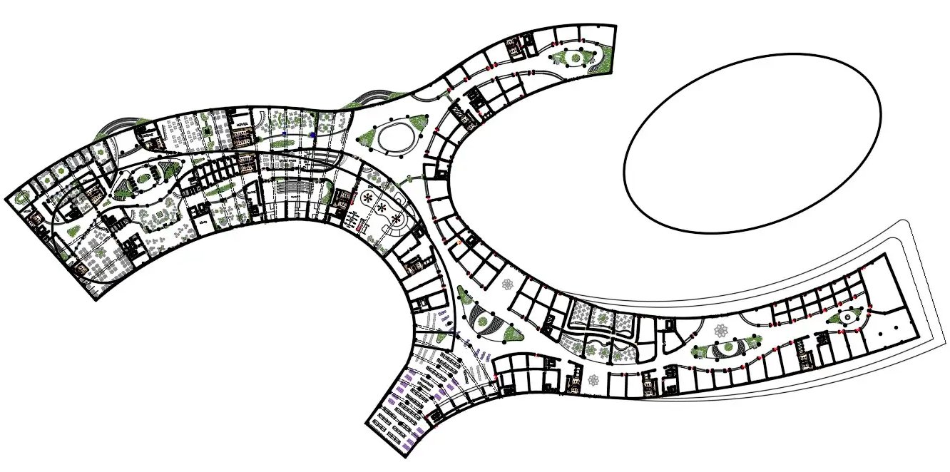 5 Star Hotel Plan Dwg