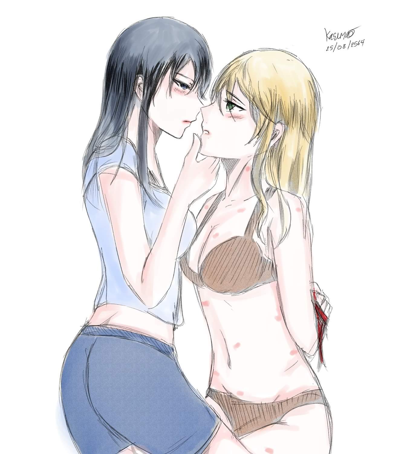 Kasumao_Draw on Twitter: "I want to draw doujin 18+. #citrus #Yuri #citrus_manga #citrusplus ...