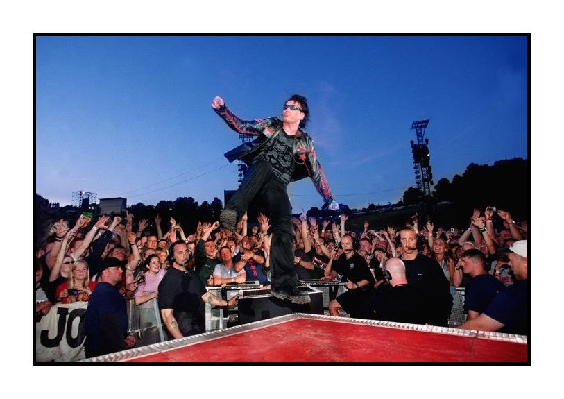 U2 Slane Castle 2001 Attendance Clipart