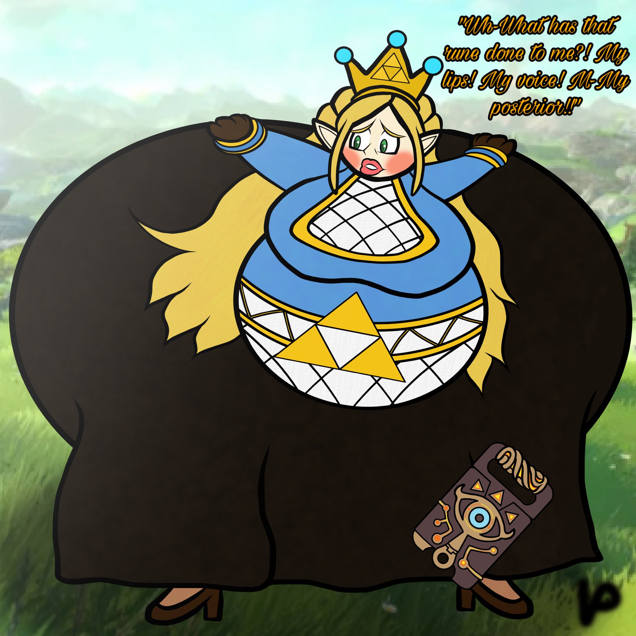 Inflated Zelda