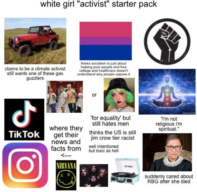 Girl Twitter Starter Packs