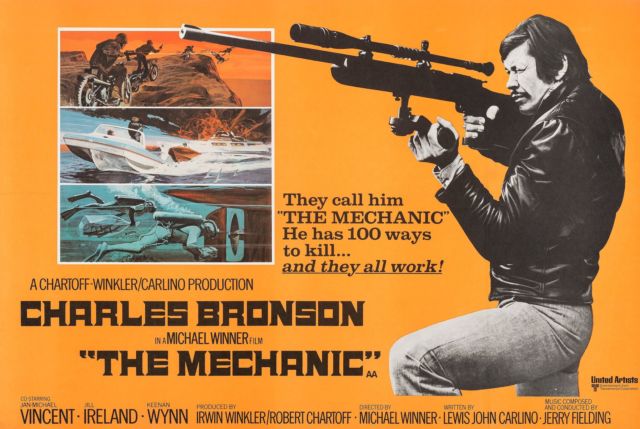 The Mechanic 1972 Poster