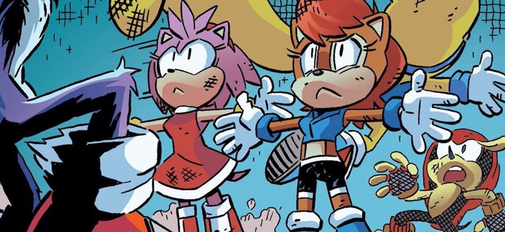 Sally Acorn And Amy Rose