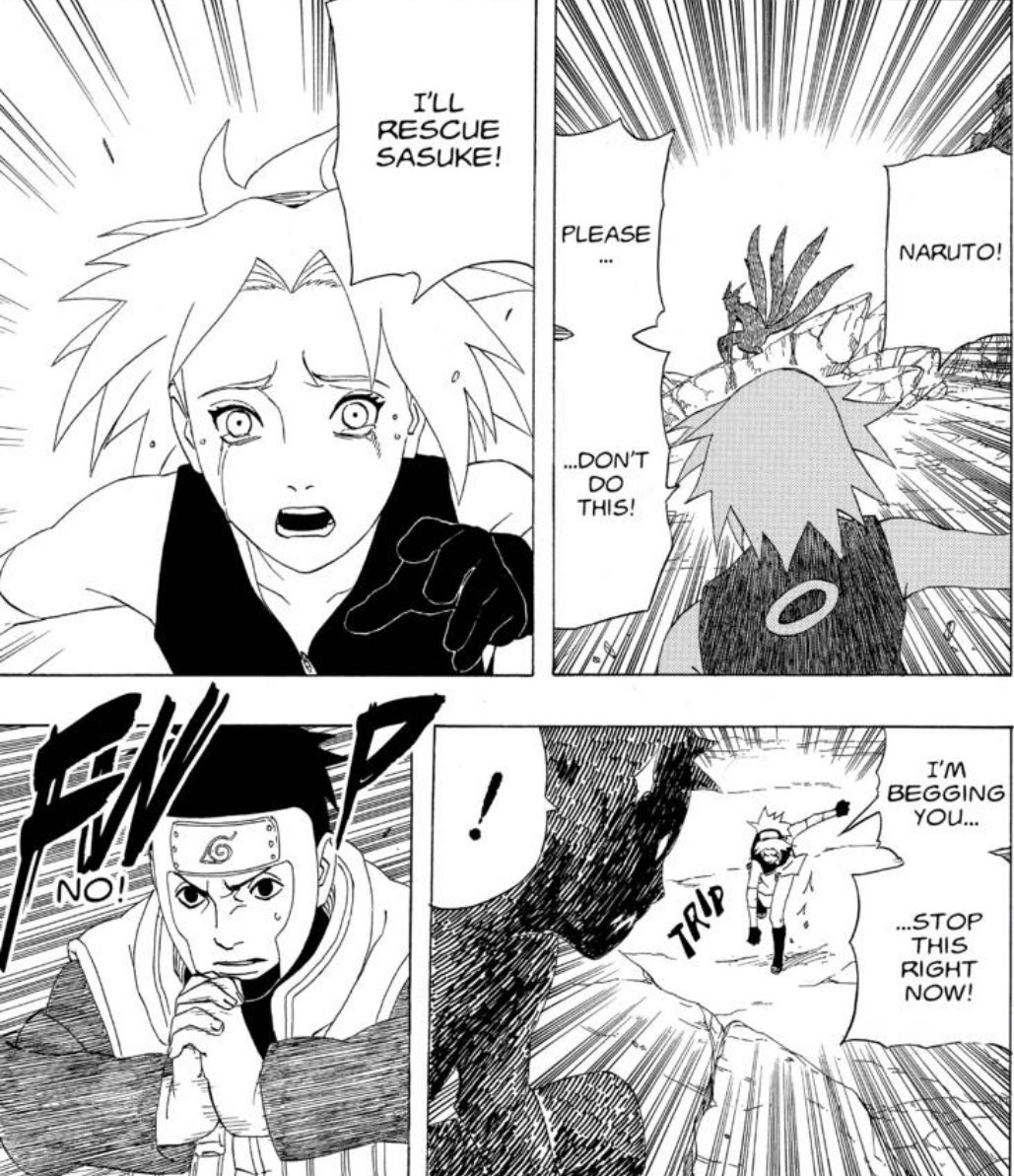 Sakura Crying Over Naruto