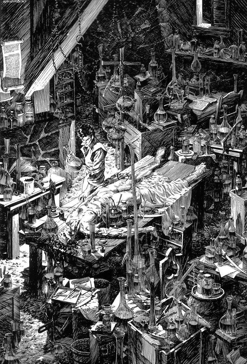 「Bernie Wrightson 」Horacio Altunaの漫画