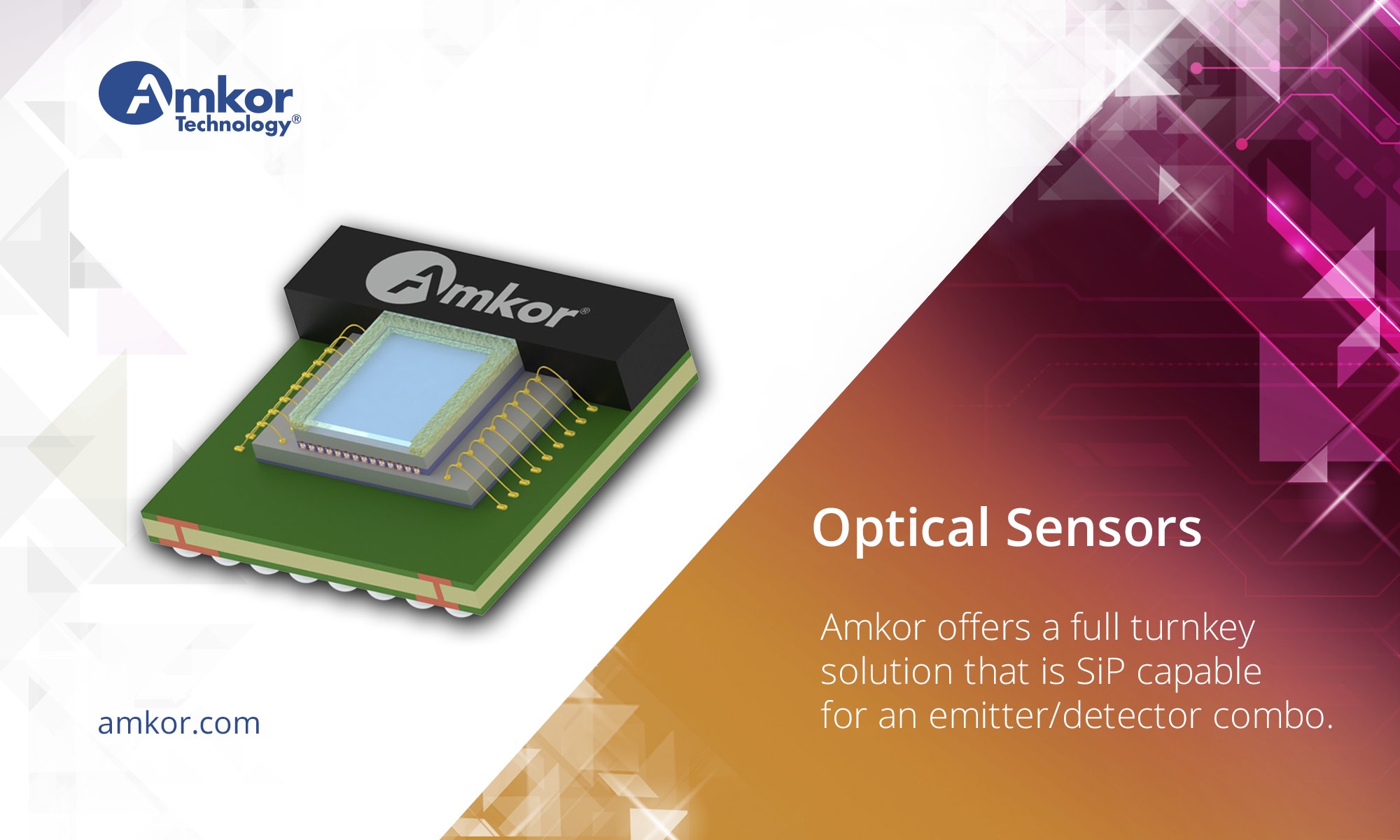 Amkor Technology on Twitter: "Amkor is the world leader in #opticalsensor packaging technology ...