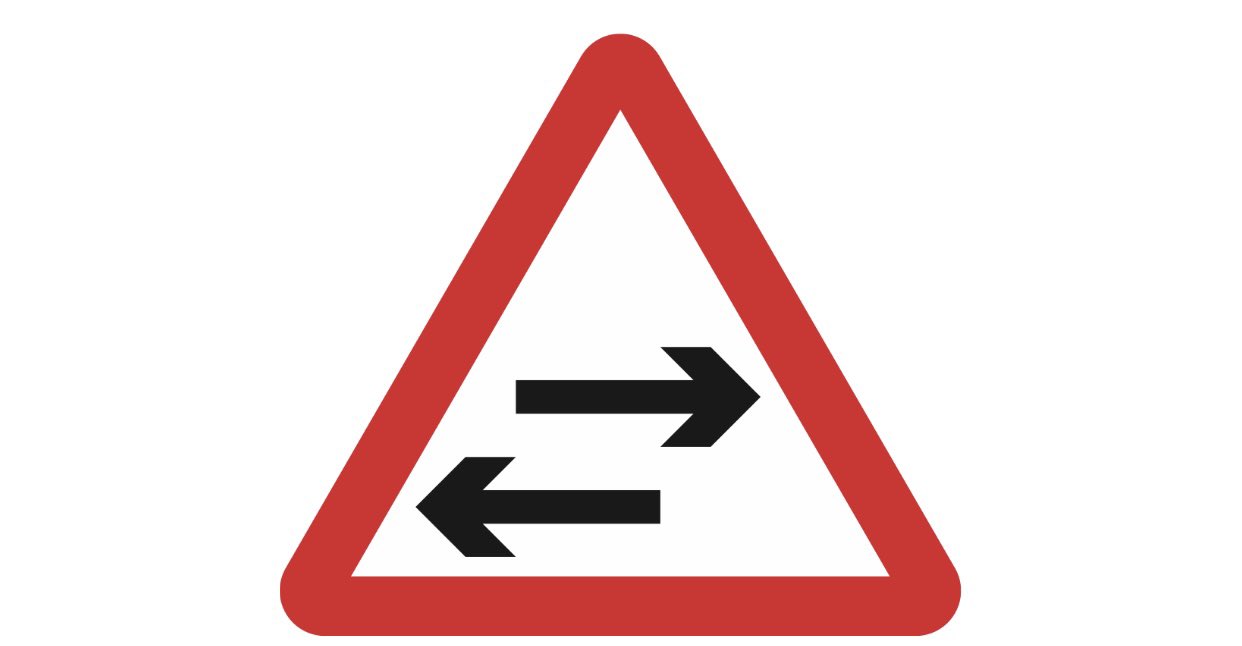 Straight Ahead Sign
