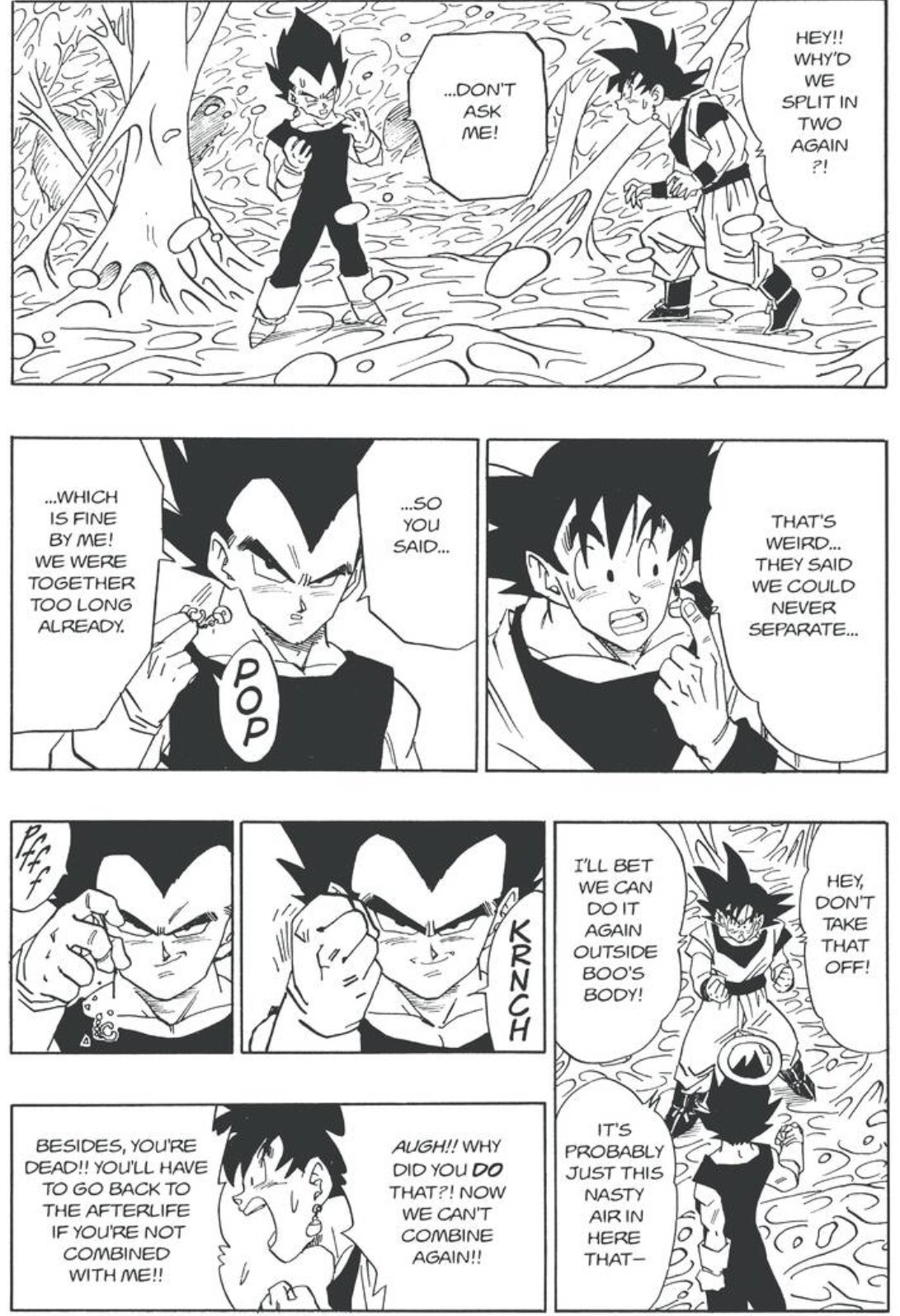 Goku And Vegeta Fusion Dance