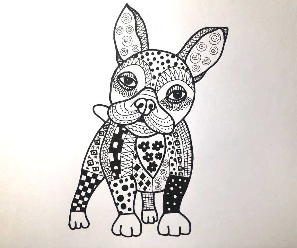Zentangle Art Animals