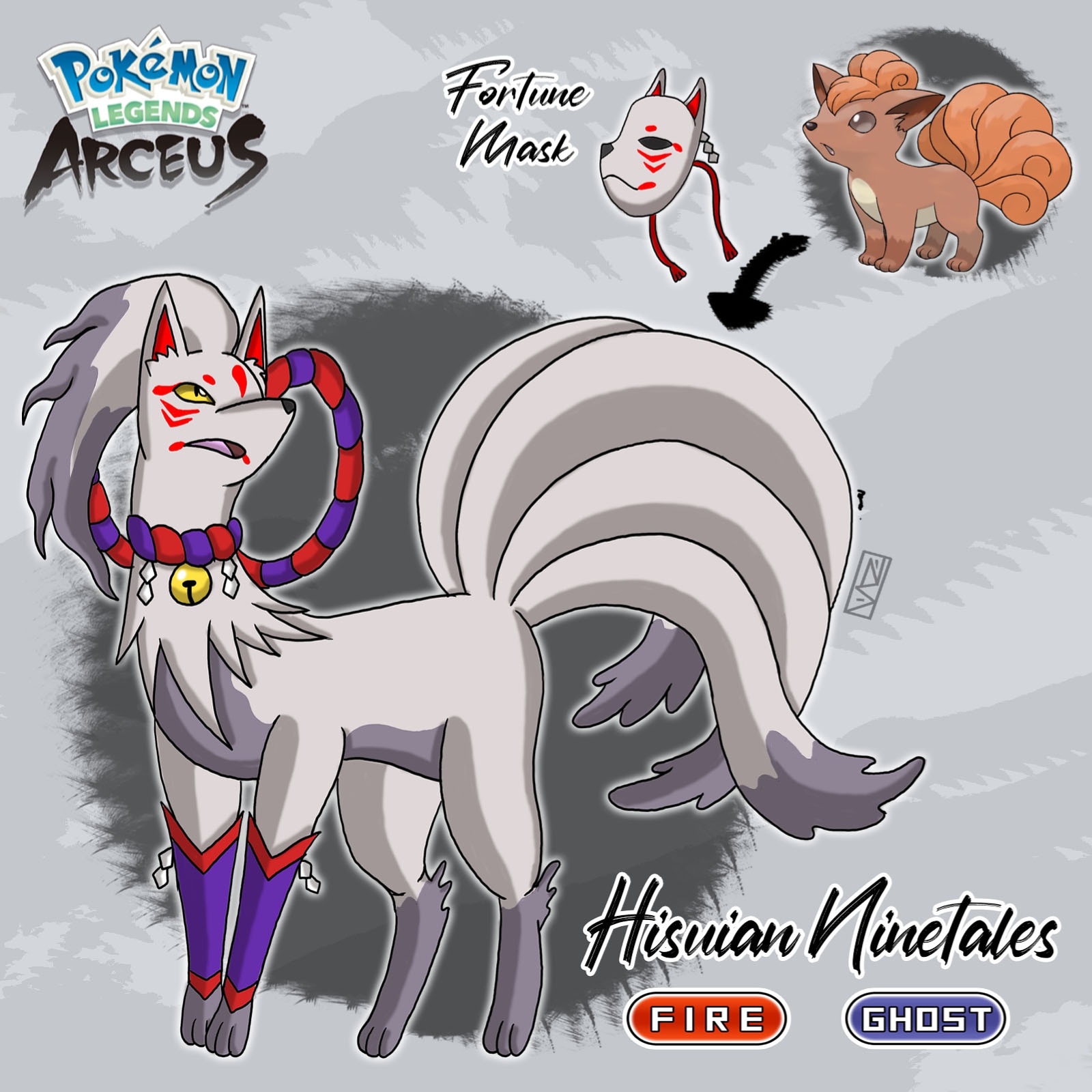 Ninetails And Mightyena