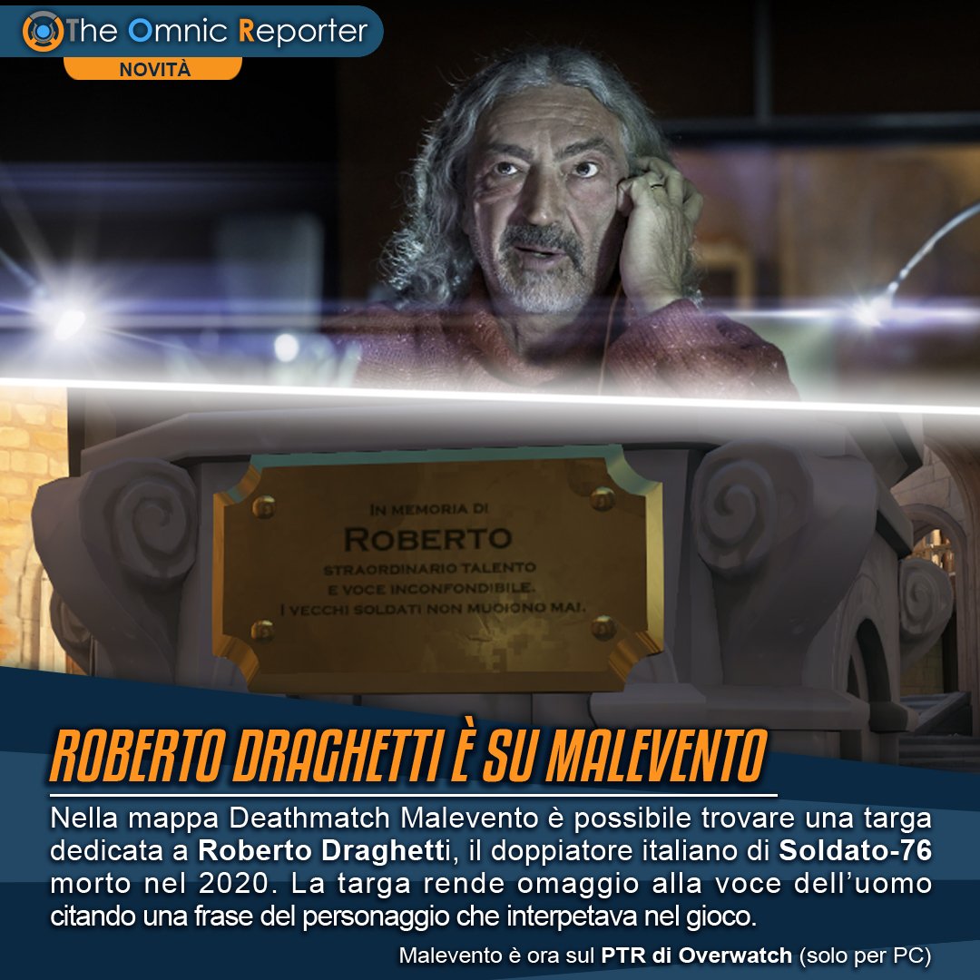 Roberto is on Malevento, now! - General Discussion - Overwatch Forums