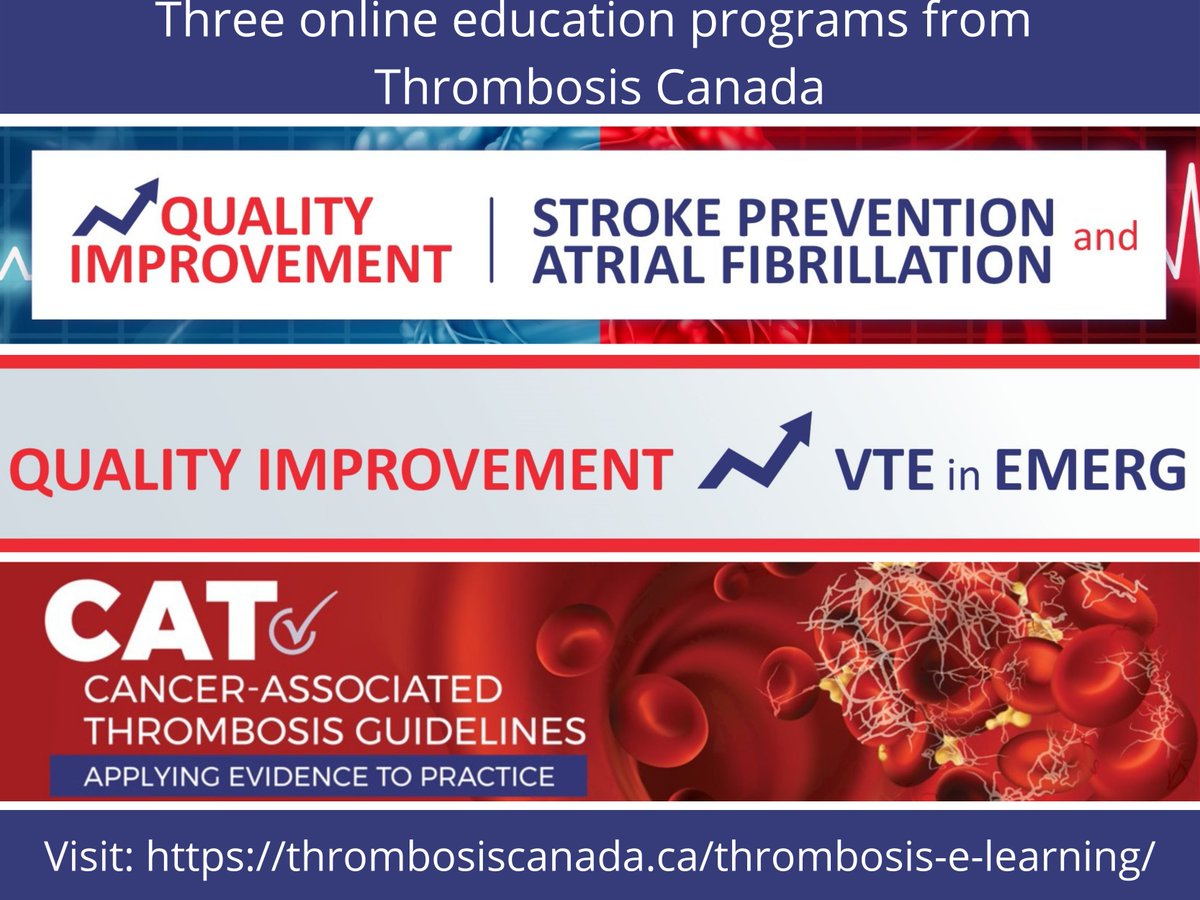 Thrombosis Canada – Thrombose Canada | Dedicated To Furthering Education & Research in ...