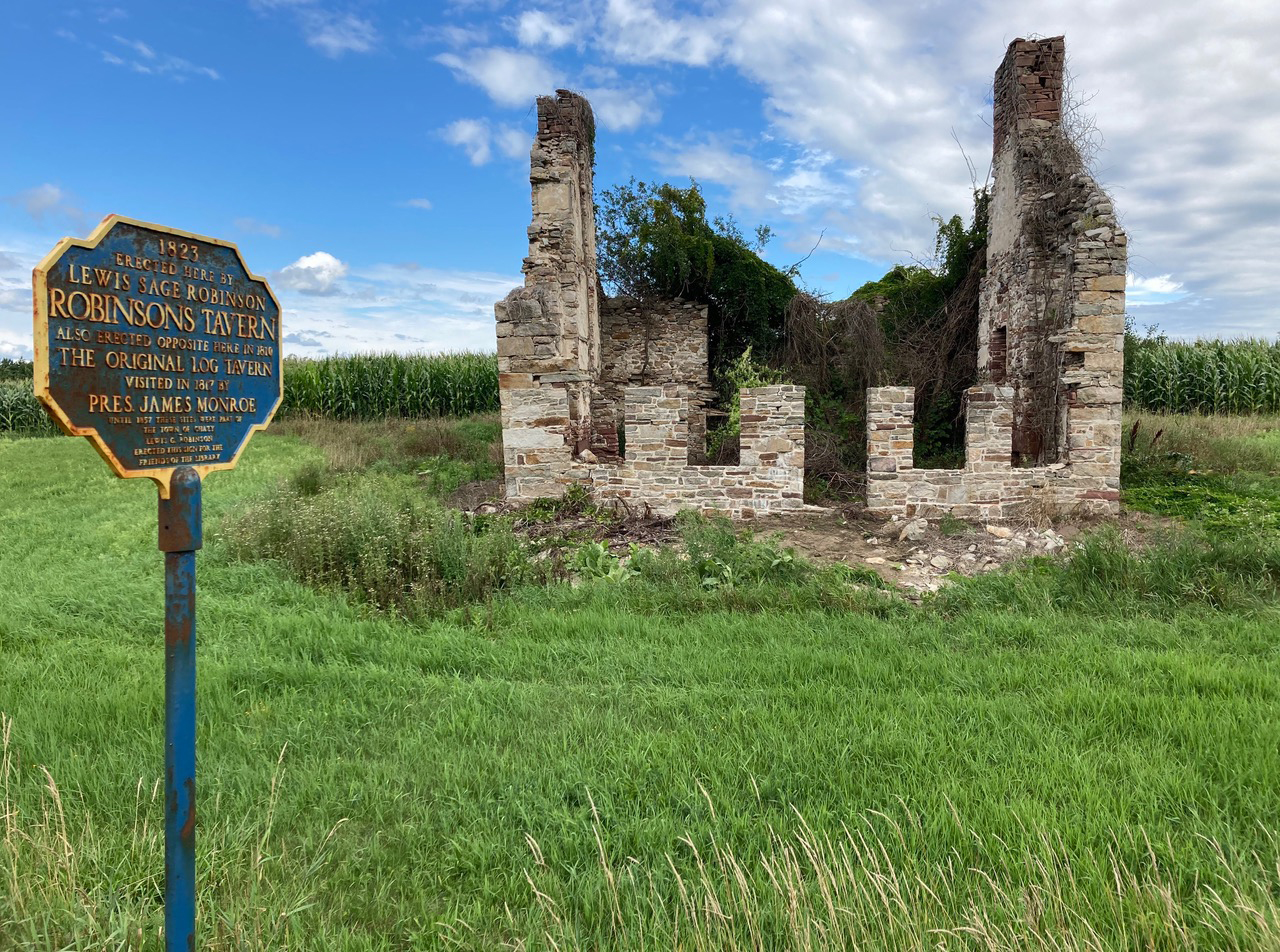 NCPR on Twitter: "What Remains of the Robinson Tavern on the Old Military Turnpike, Stretching ...