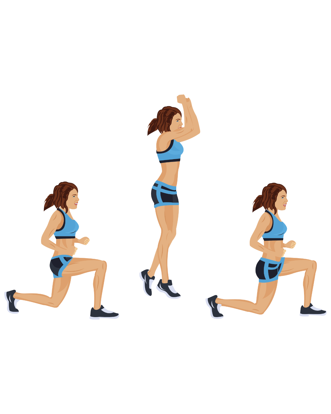 Jump Lunges Exercise