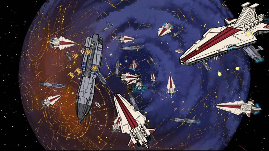 Star Wars Space Battle Clone Wars