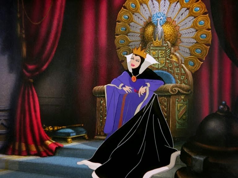 Evil Queen On Throne