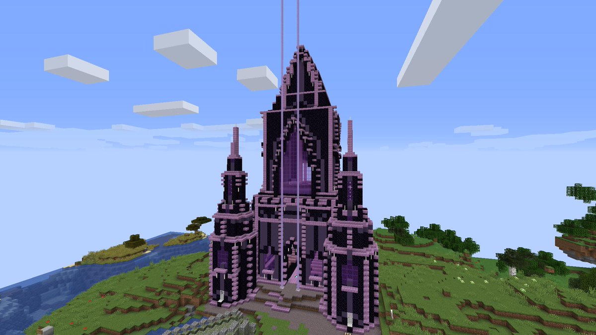 Minecraft Obsidian Castle