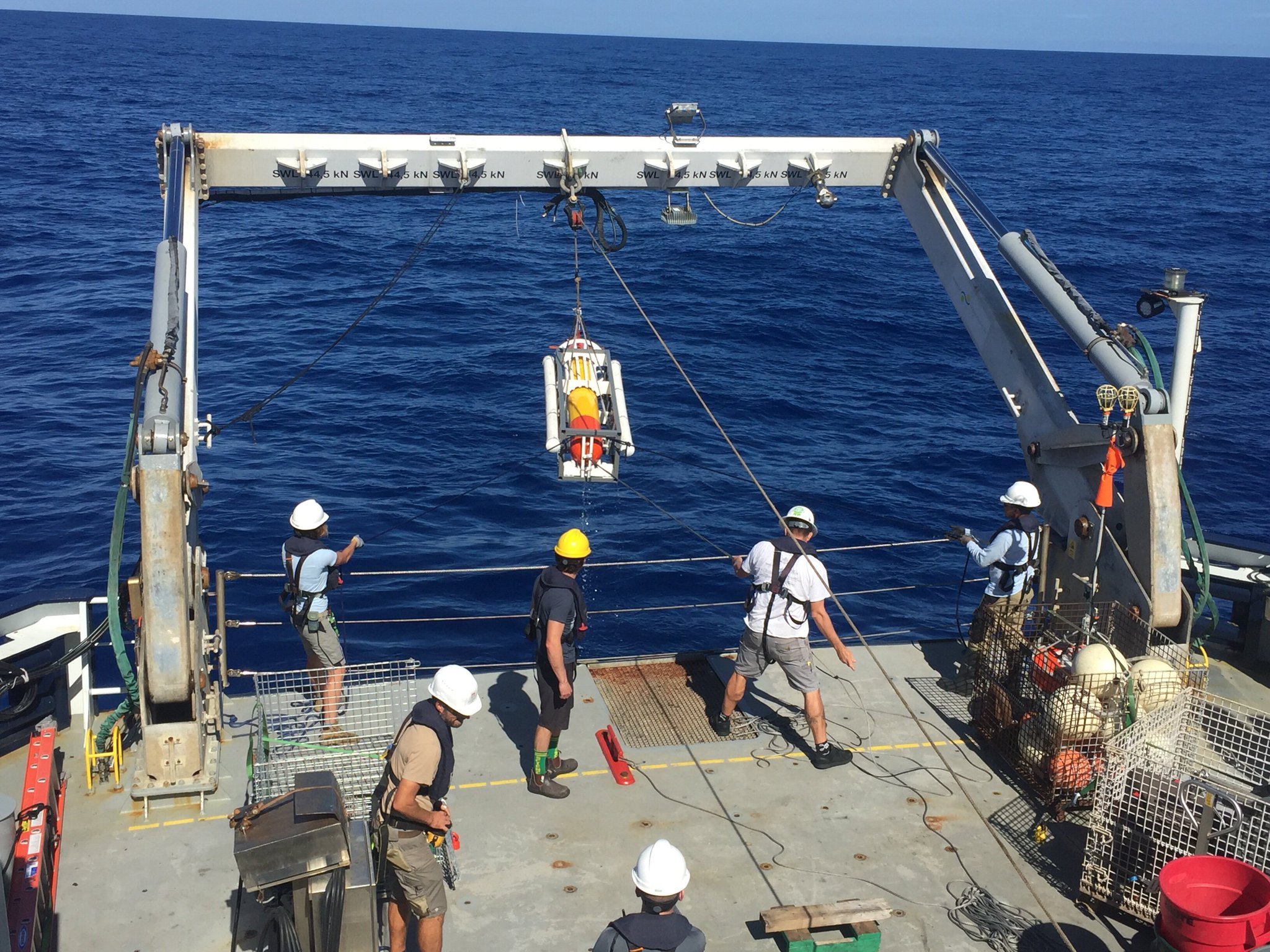 MBARI on Twitter: "On the second leg of the mission, the team decided to deploy the #robots ...