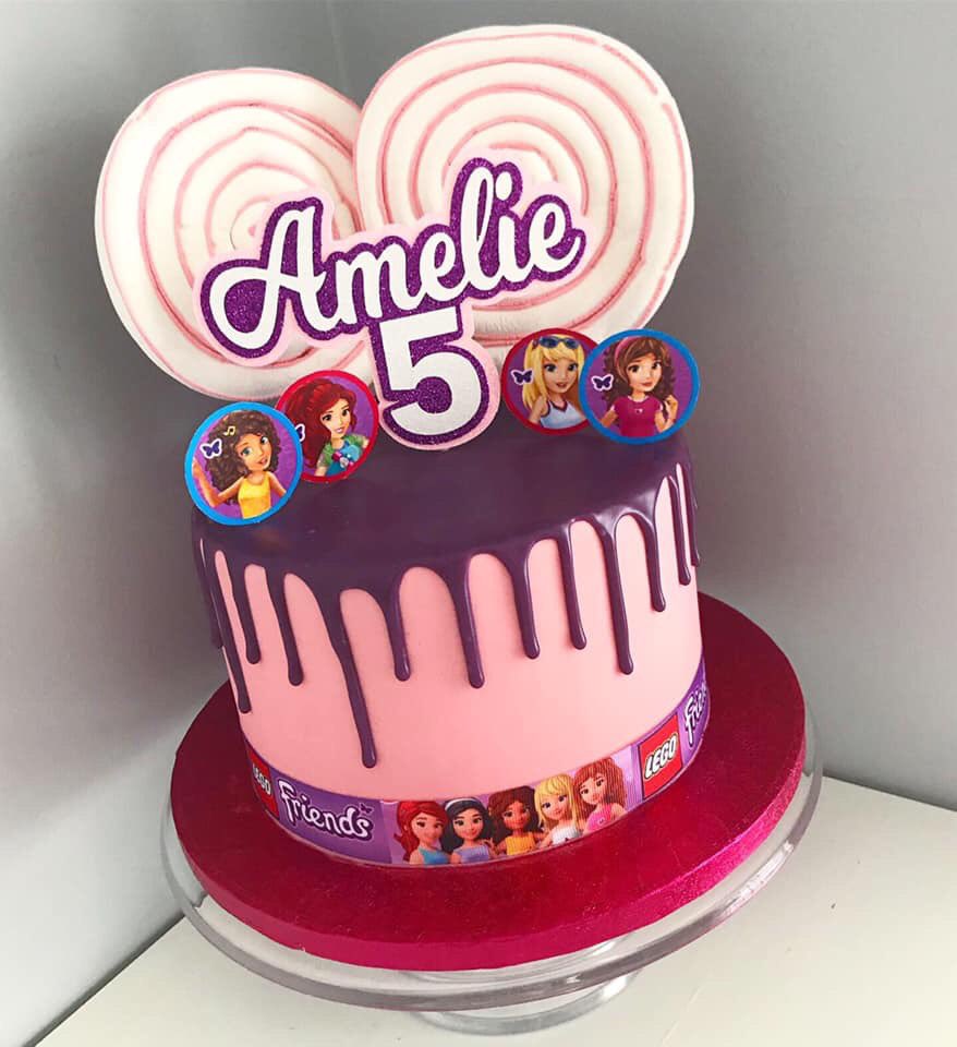 All Lego Friends Cake