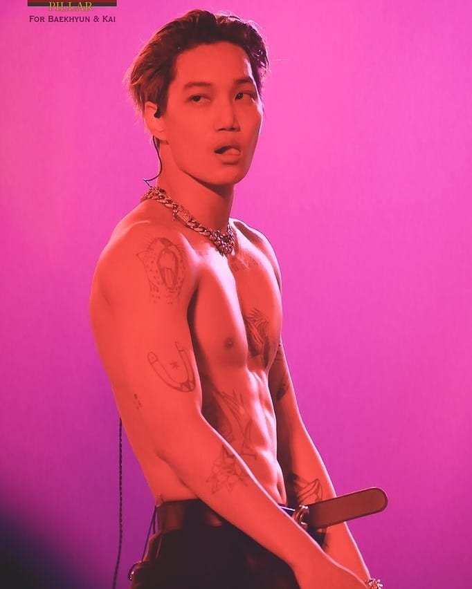 Exo Kai Shirtless