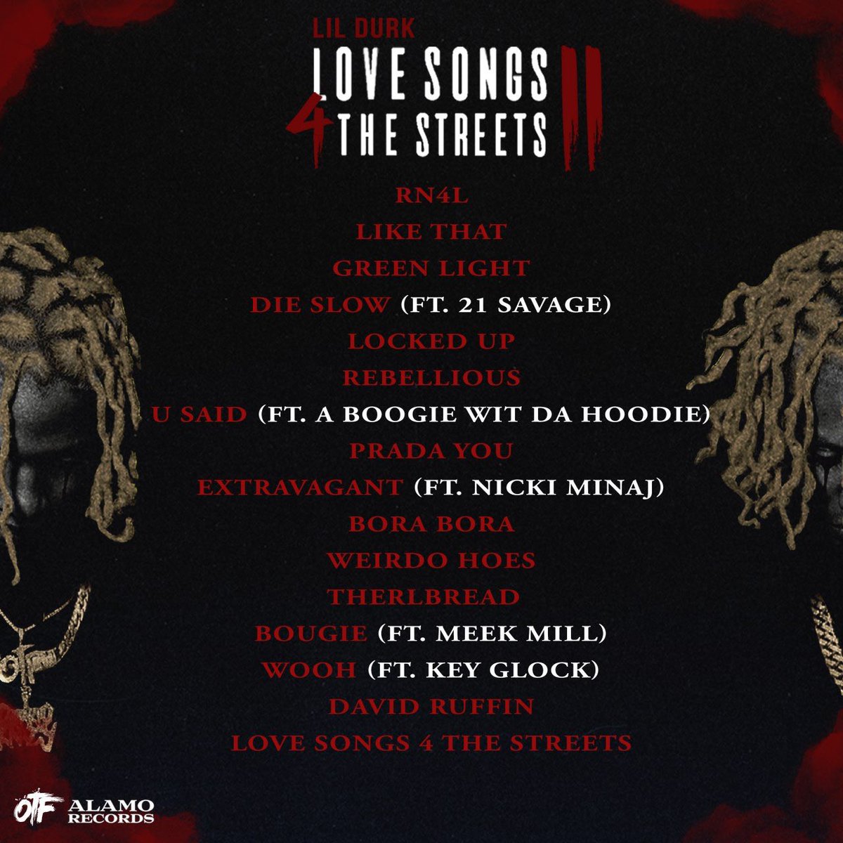 Lil Durk Signed To The Streets 2 Tracklist