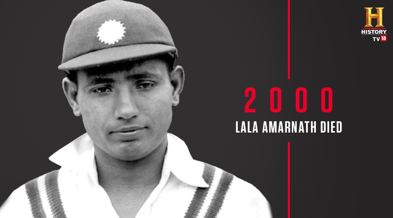 DidYouKnow Lala Amarnath was the 1st batsman ever to score a century ...