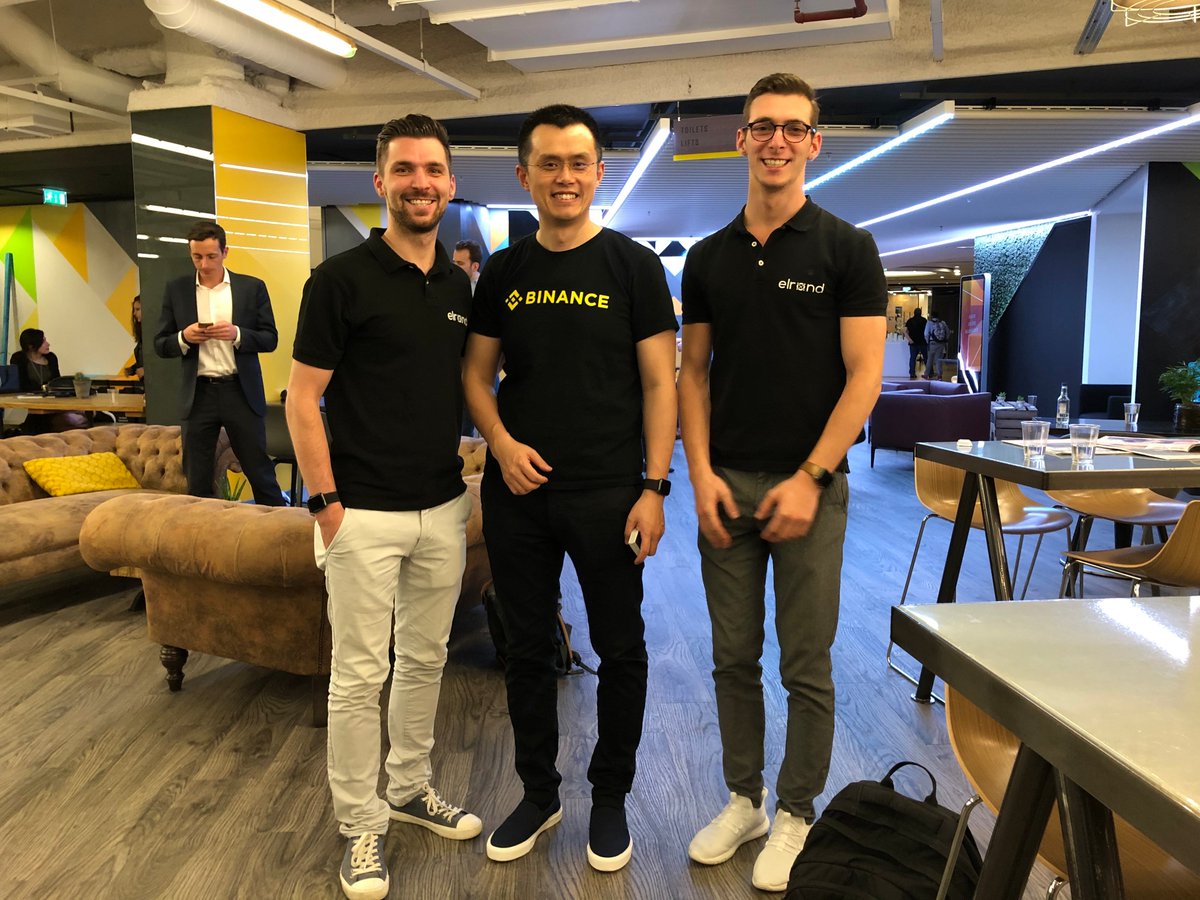 1/ Fantastic to meet with @cz_binance at the Binance meetup in London ...