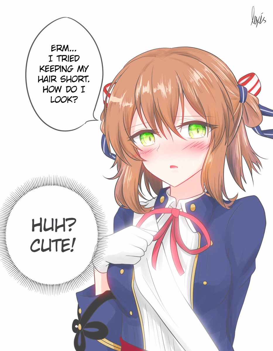 「#GirlsFrontline Springfield cut her hair」|DDBの漫画