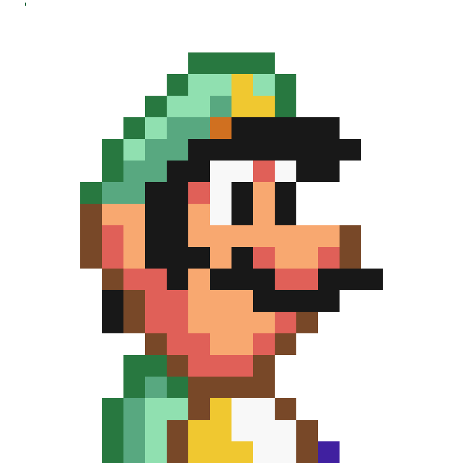 16 Bit Luigi Sprite