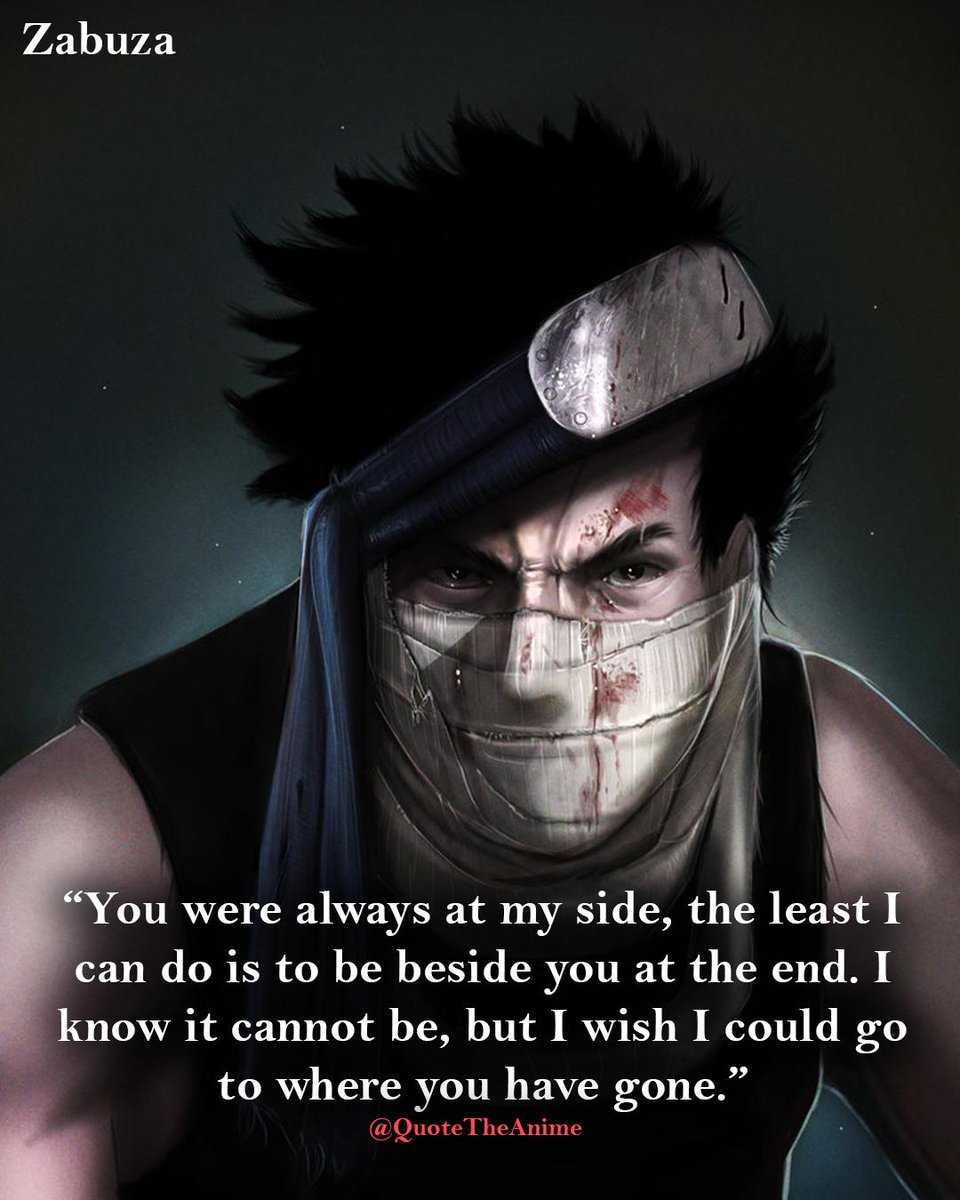 Zabuza Haku Quotes
