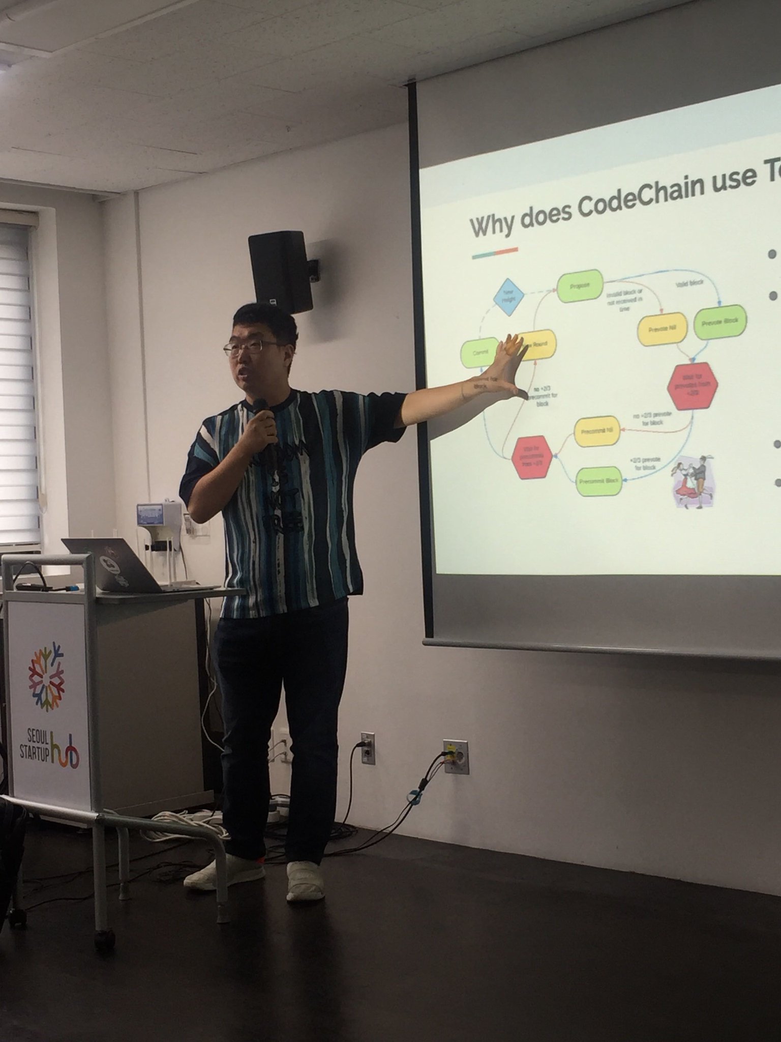 CodeChain on Twitter: "CodeChain in @cosmos HackAtom! @kwangyulseo's and Jingyeong's ...