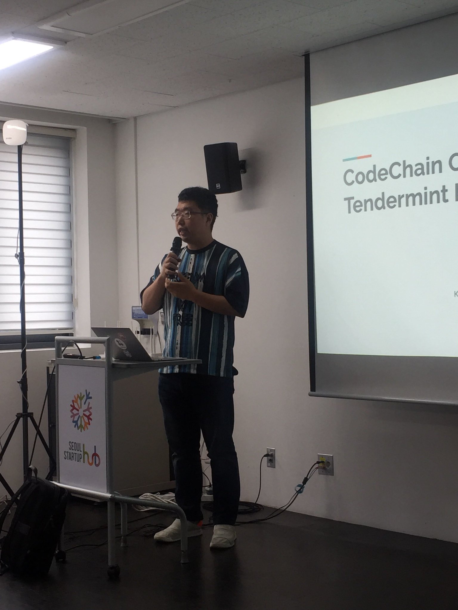 CodeChain on Twitter: "CodeChain in @cosmos HackAtom! @kwangyulseo's and Jingyeong's ...