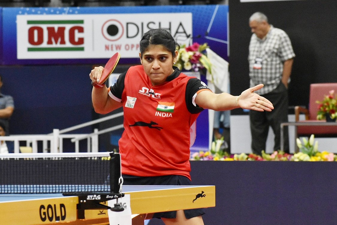 Odisha Sports on Twitter: "Ayhika Mukherjee scripted history as she became the first Indian to ...