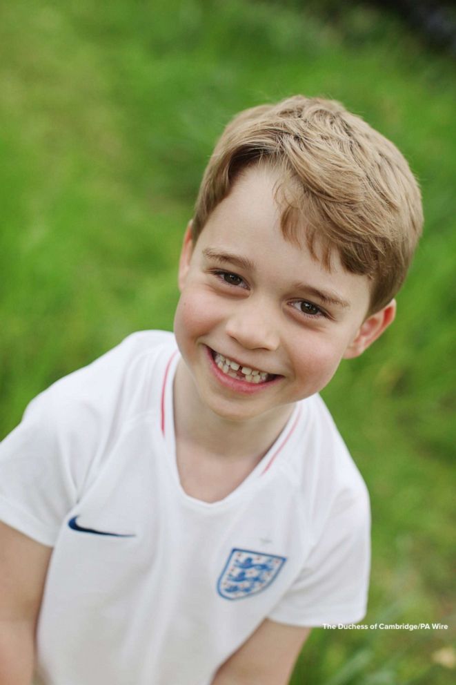 ROYAL BIRTHDAY: Prince George is seen laughing and smiling in new ...