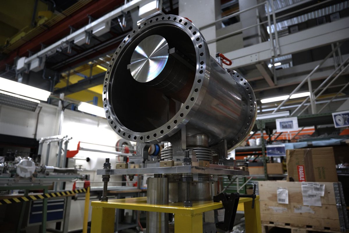 This picture shows one of the new-generation “beam stoppers” that will ...