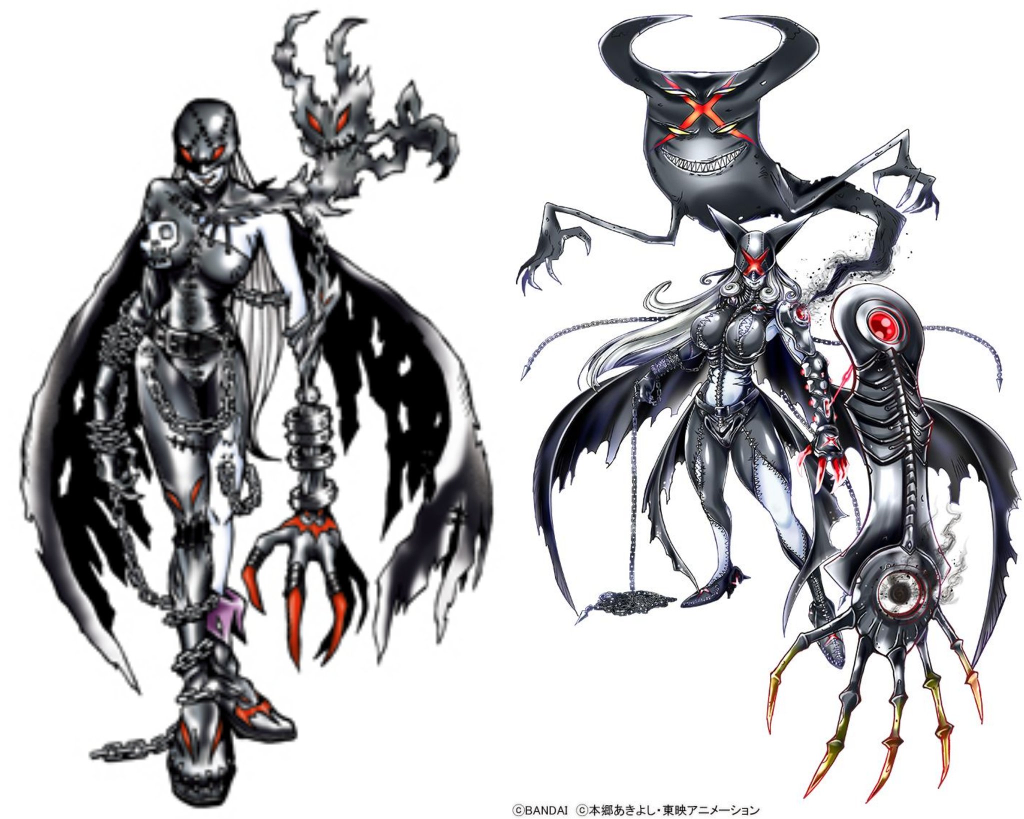 Digimon Ladydevimon Evolution