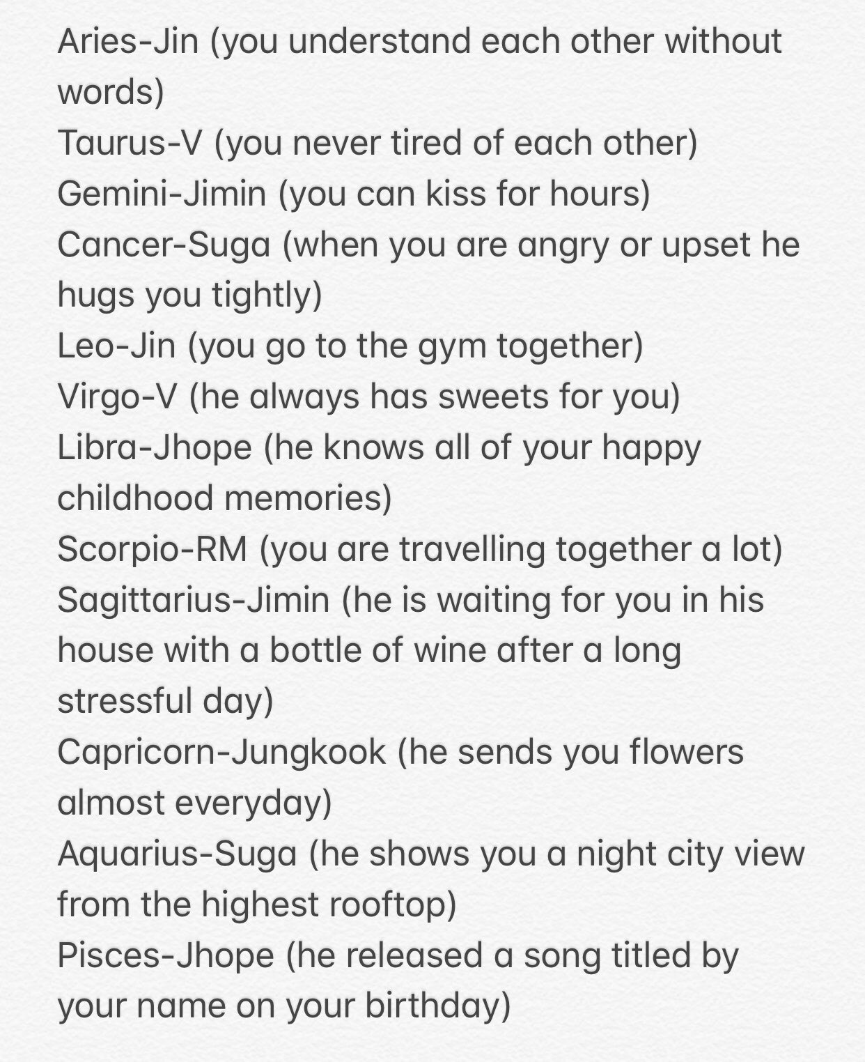 What is bts zodiac sign 60 photos - Youhoroscope.com