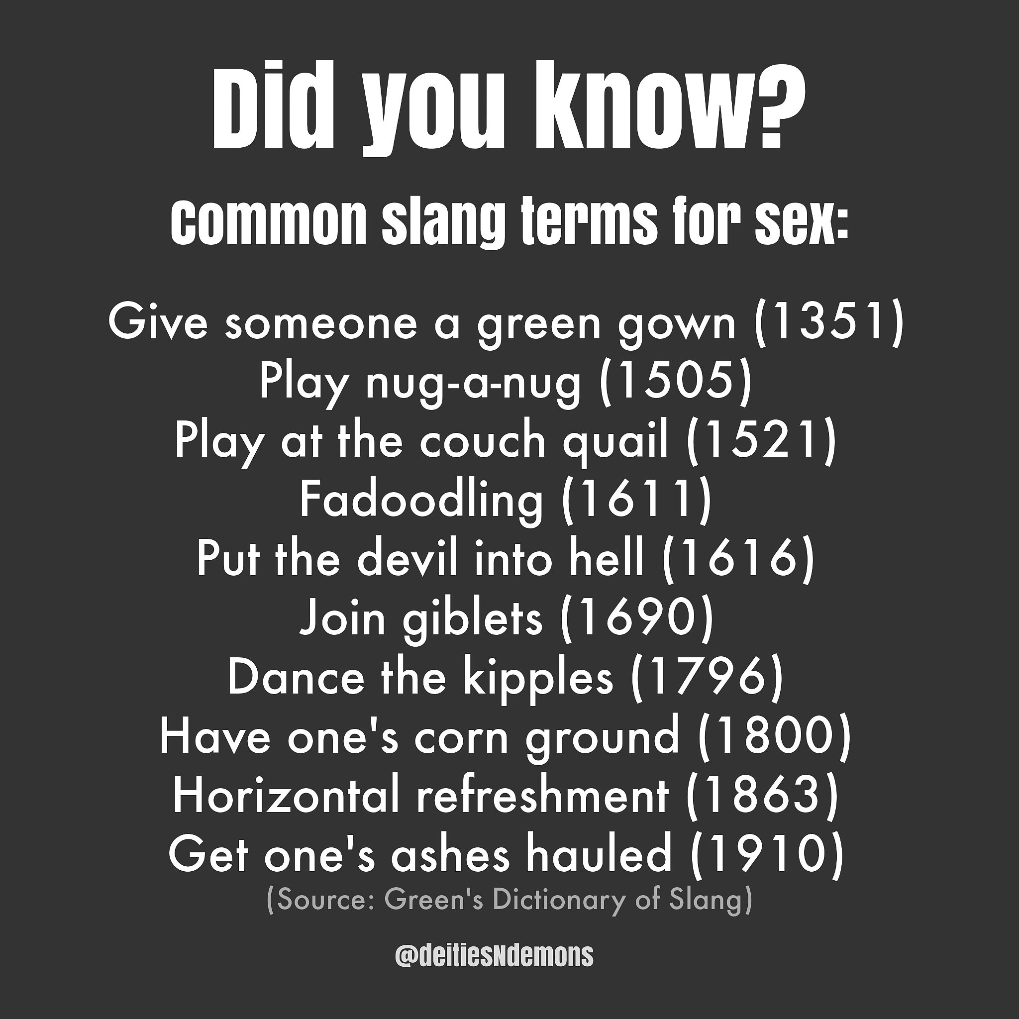 Deitiesndemons On Twitter Fadoodlingi Like It Sex Slang Sexslang Deitiesndemons