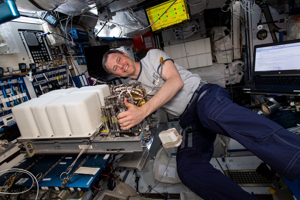 Last week, astronauts aboard the looked at muscle health 💪, chan ...