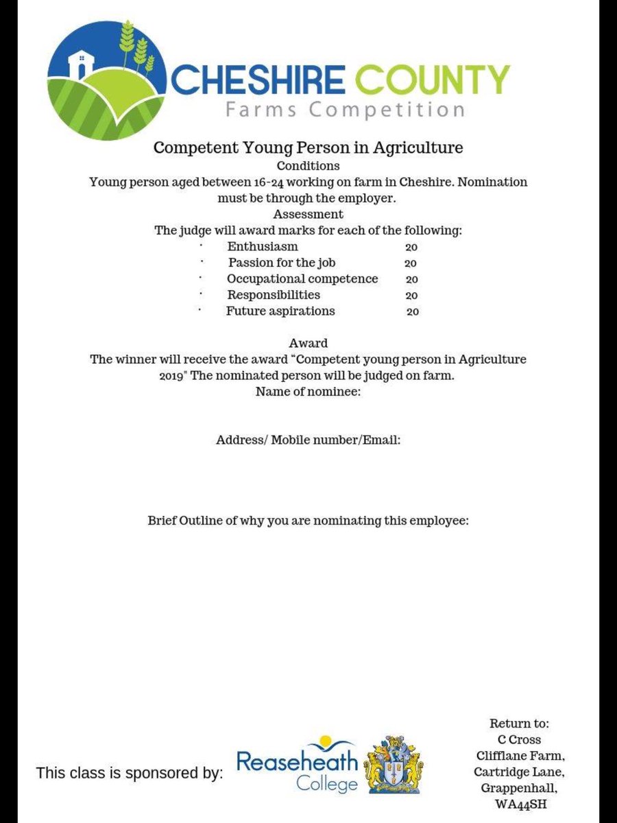 Reaseheath Agric (@RHC_Agriculture) | Twitter