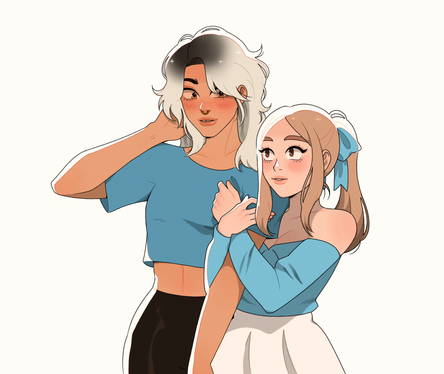 「Commission for @nich0lael ? 」|felichaのイラスト