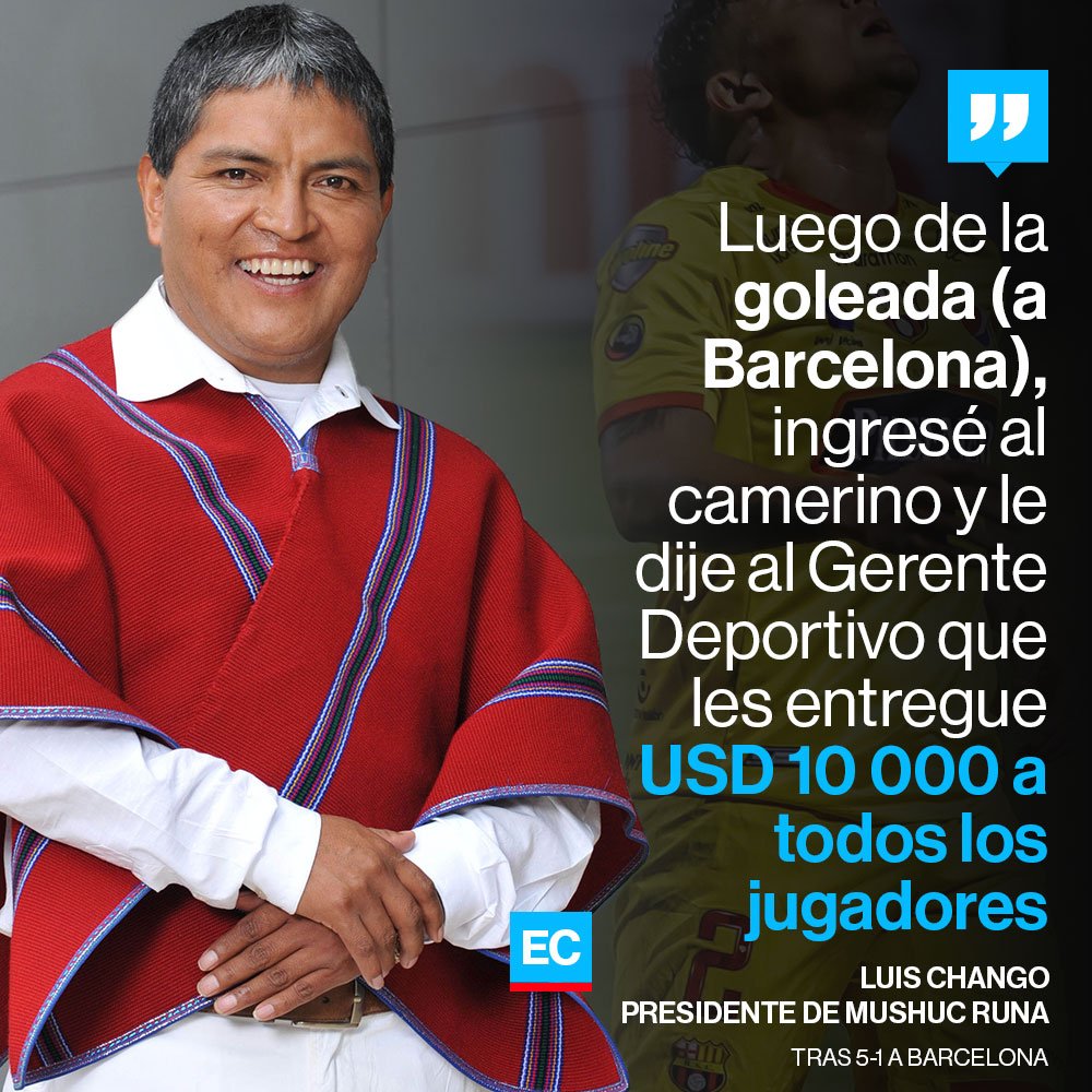 No siempre se golea al ‘Ídolo’. Luis Alfonso Chango irrumpió en el ...
