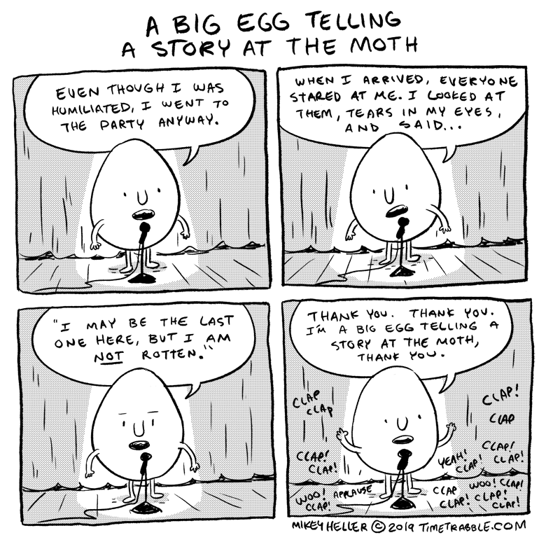 「i drew a comic about a ponytail 」Mikey Hellerの漫画