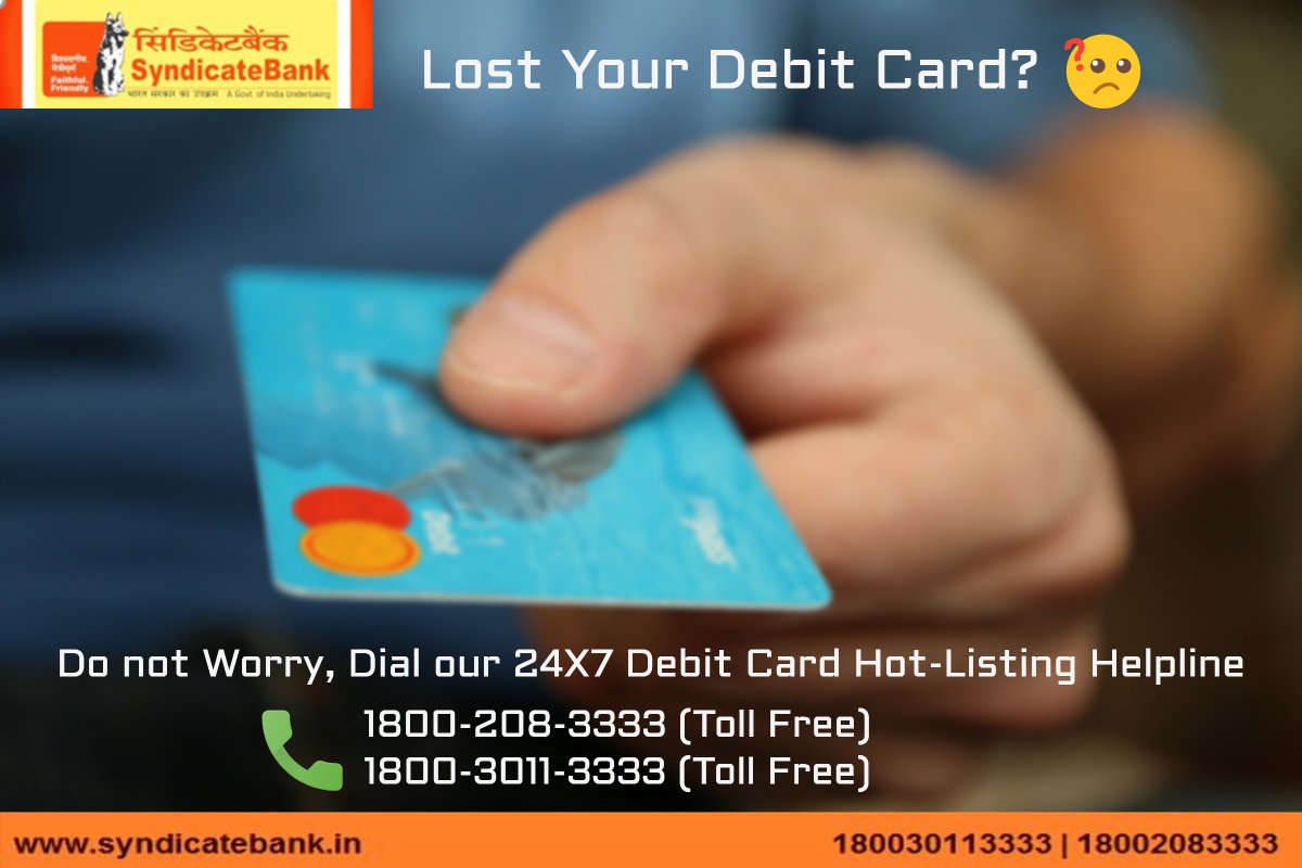 Syndicate Bank Atm Card