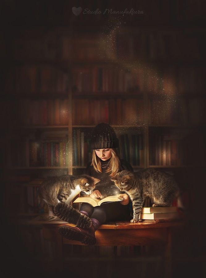 فتاة تقرأ كتابًا