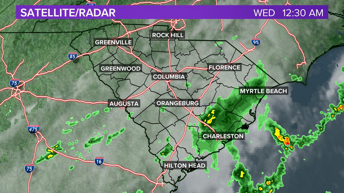 Radar Weather Map South Carolina - United States Map