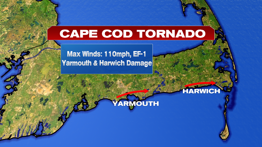 Cape Tornado An EF1, Max Wind 110mph - Boston News, Weather, Sports ...